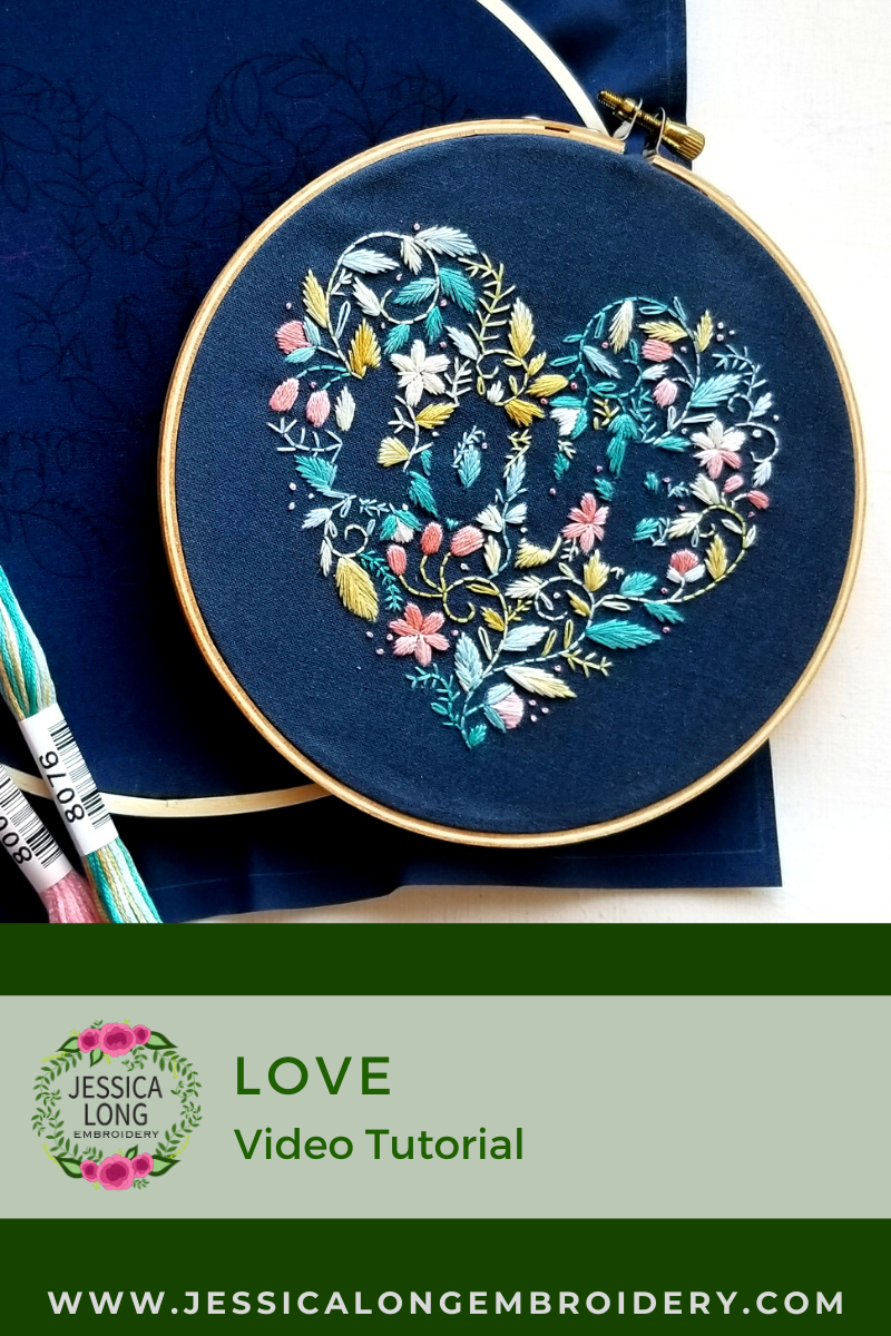 LOVE – Jessica Long Embroidery