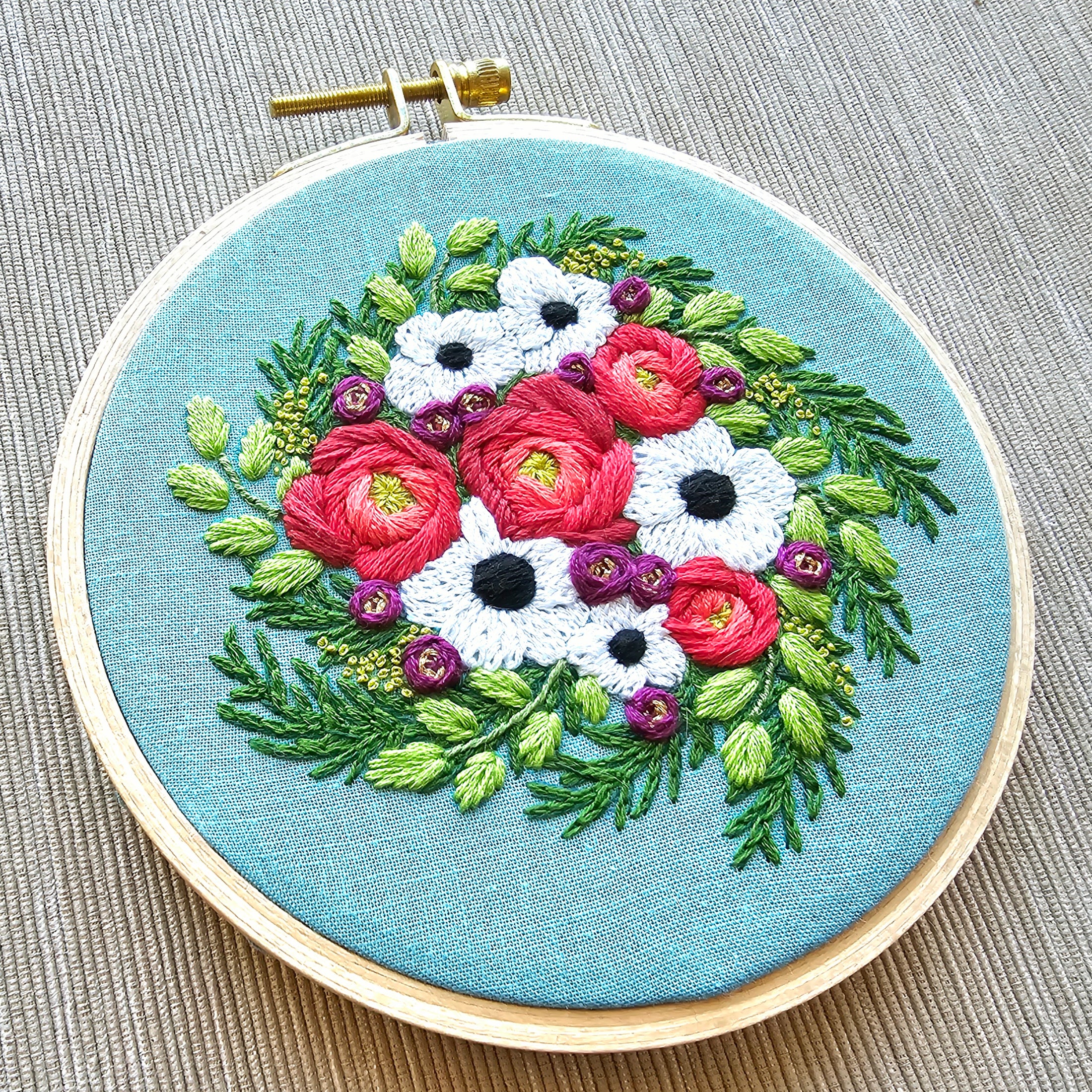 Hand Embroidery Designs &Supplies | Jessica Long Embroidery
