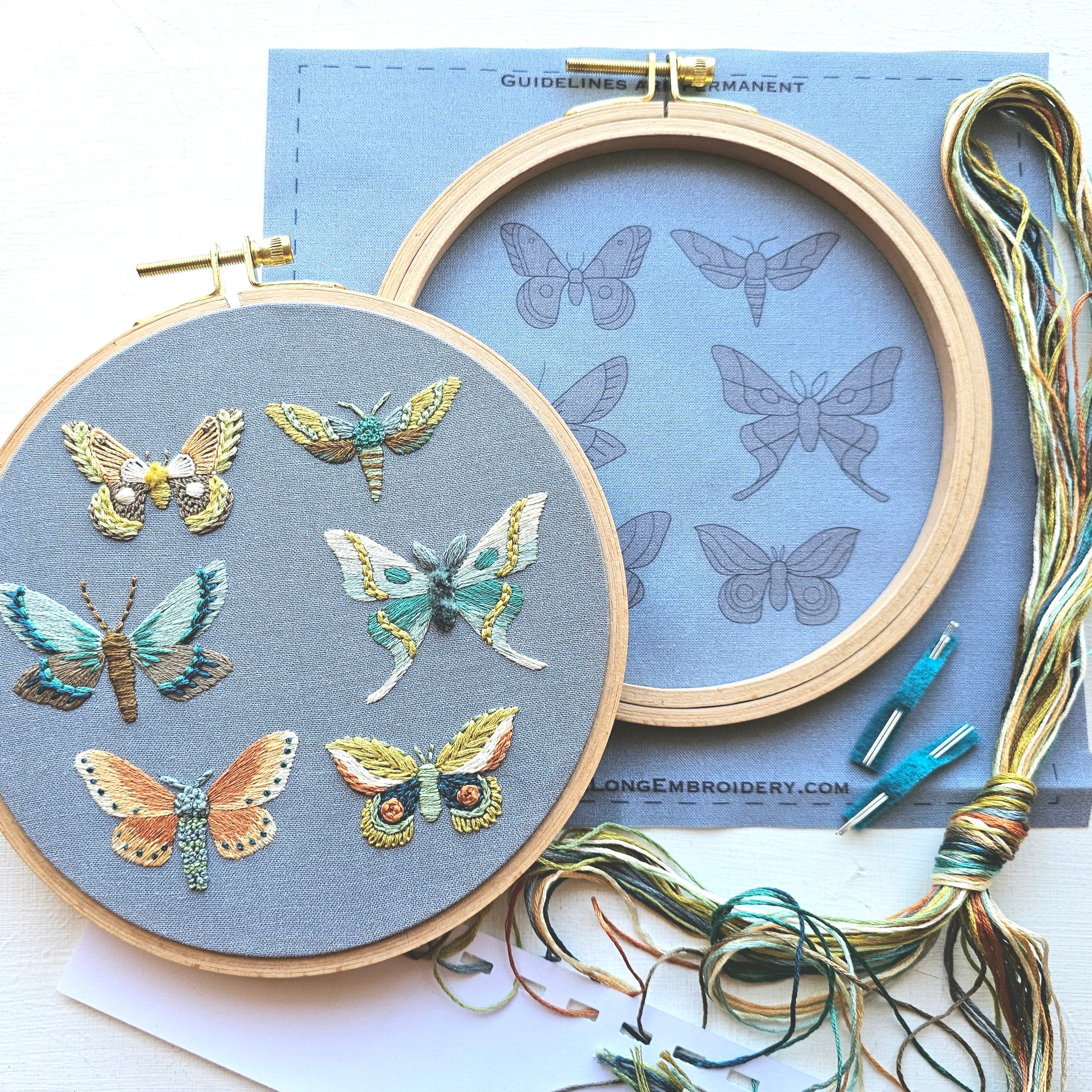 Hand Embroidery Designs &Supplies | Jessica Long Embroidery