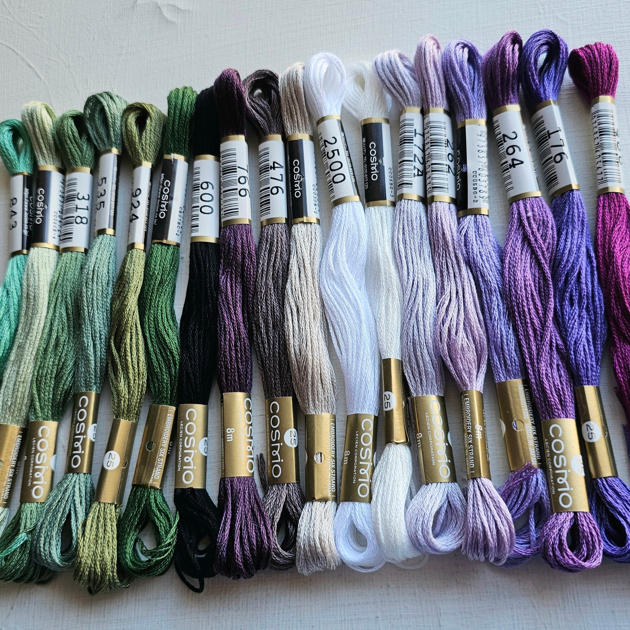 Purple Bouquet Cosmo Floss Bundle – Jessica Long Embroidery