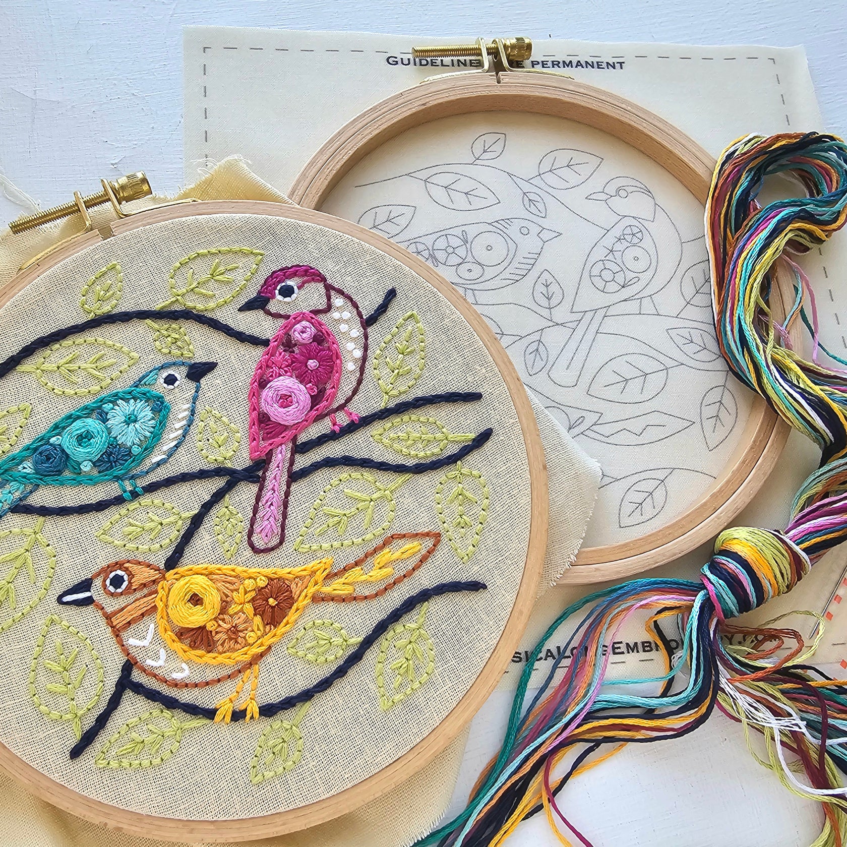 Hand Embroidery Designs &Supplies | Jessica Long Embroidery