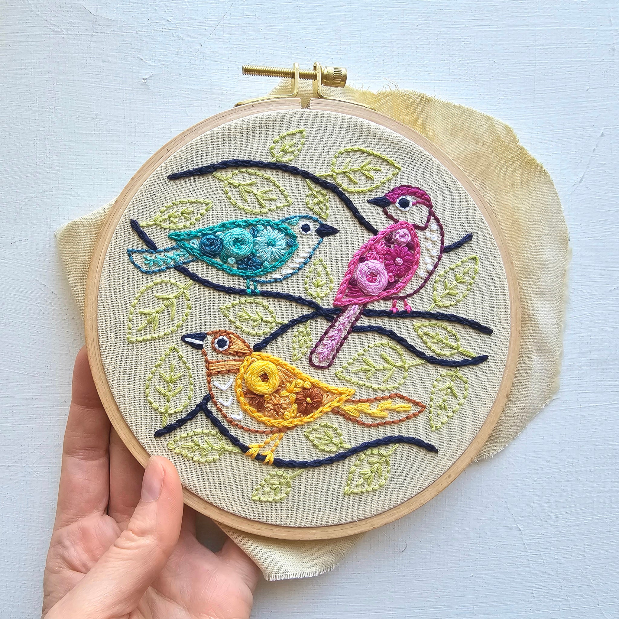 Hand Embroidery Designs &Supplies | Jessica Long Embroidery