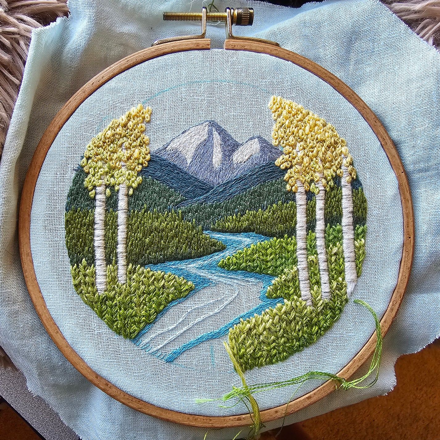 Aspen Vista Embroidery Pattern (PDF) – Jessica Long Embroidery