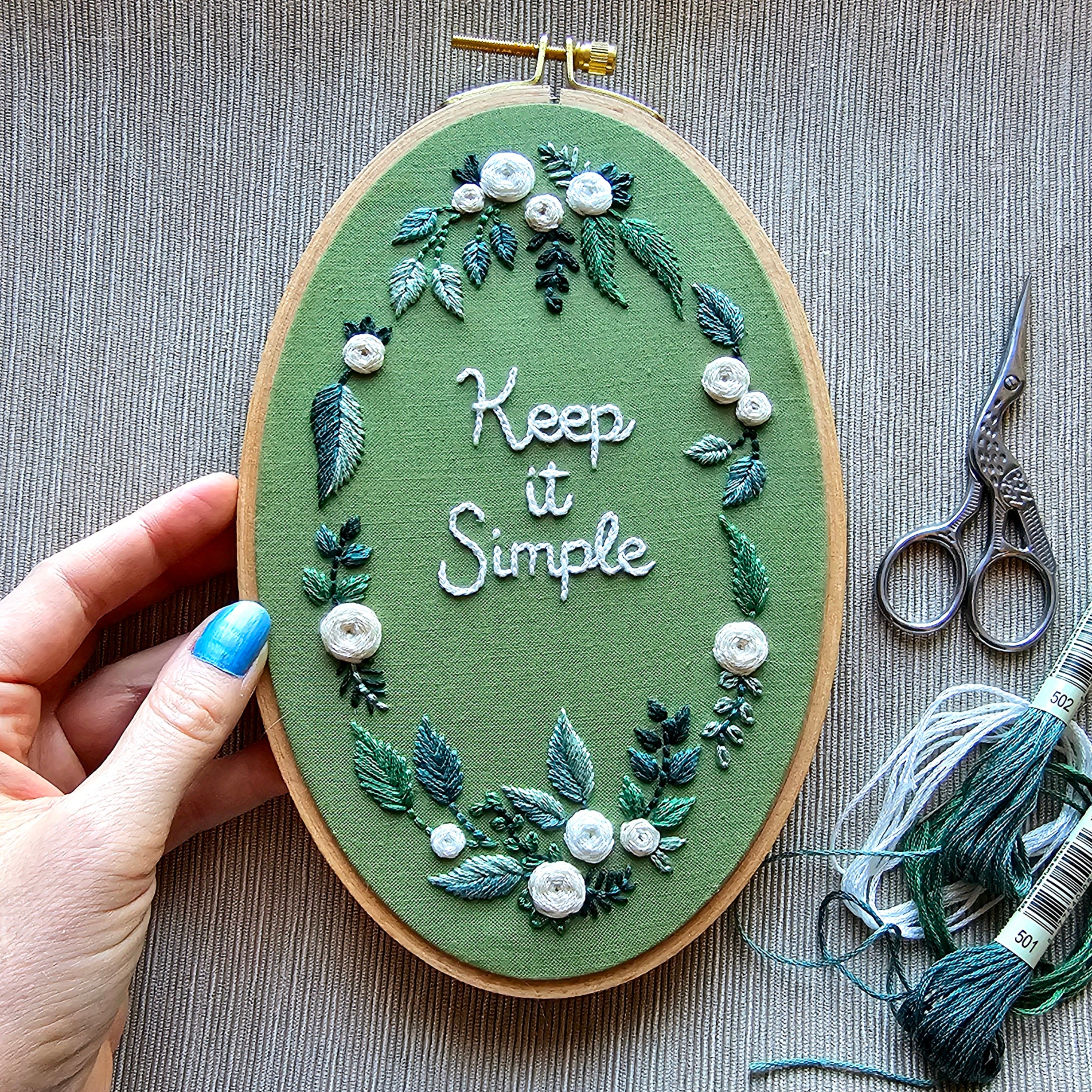 Hand Embroidery Designs &Supplies | Jessica Long Embroidery