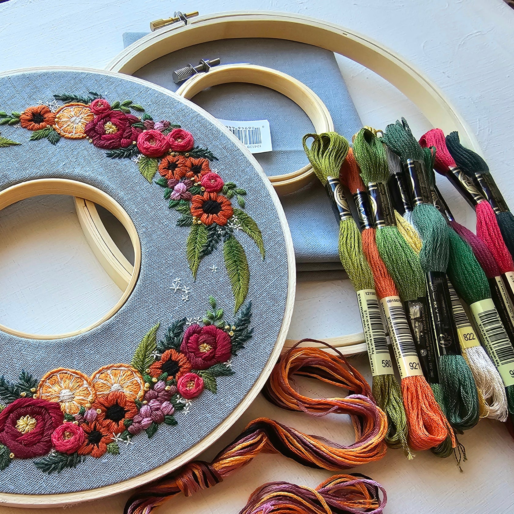 Hand Embroidery Designs &Supplies | Jessica Long Embroidery