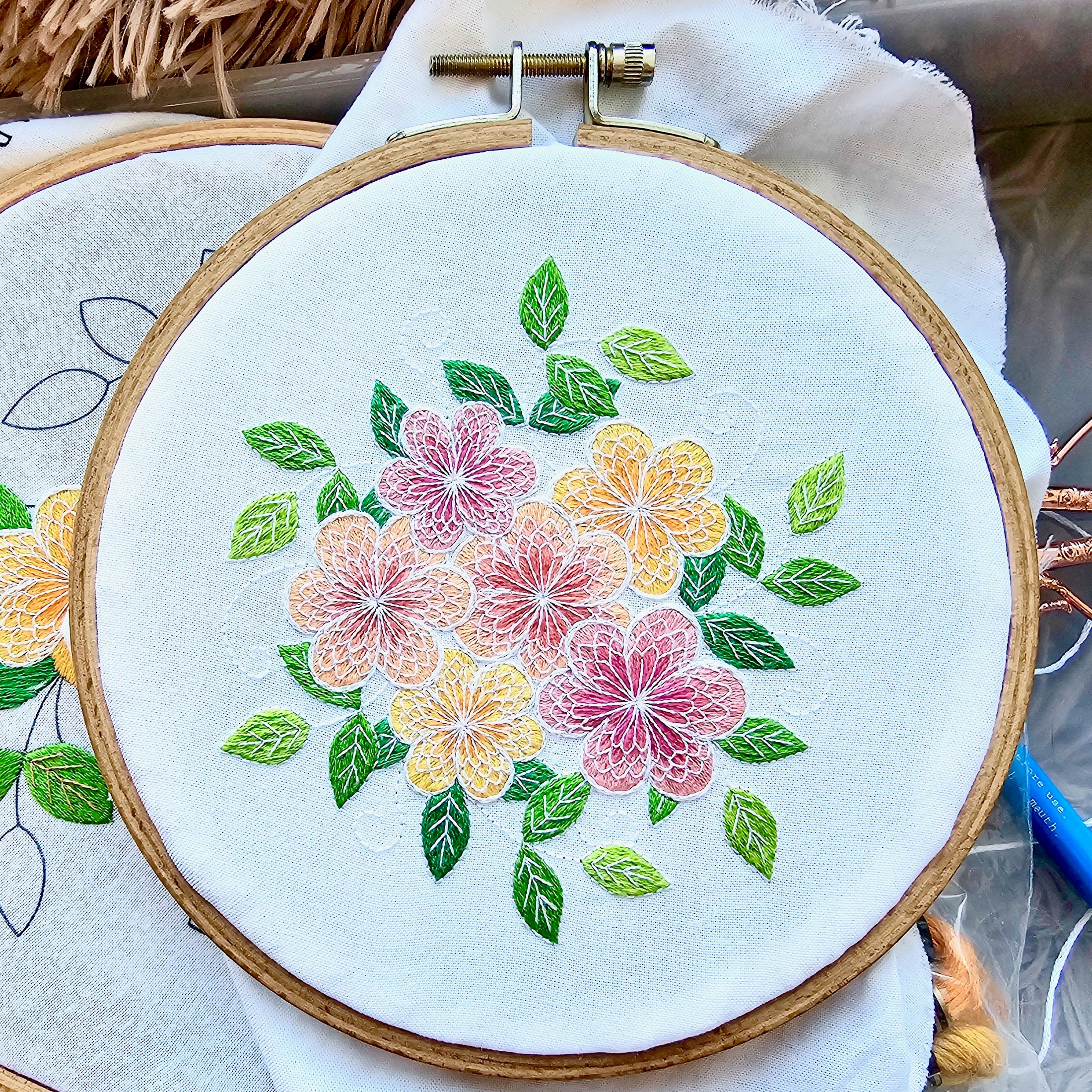Hand Embroidery Designs &Supplies | Jessica Long Embroidery