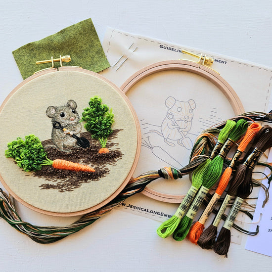 Hand Embroidery Designs &Supplies | Jessica Long Embroidery