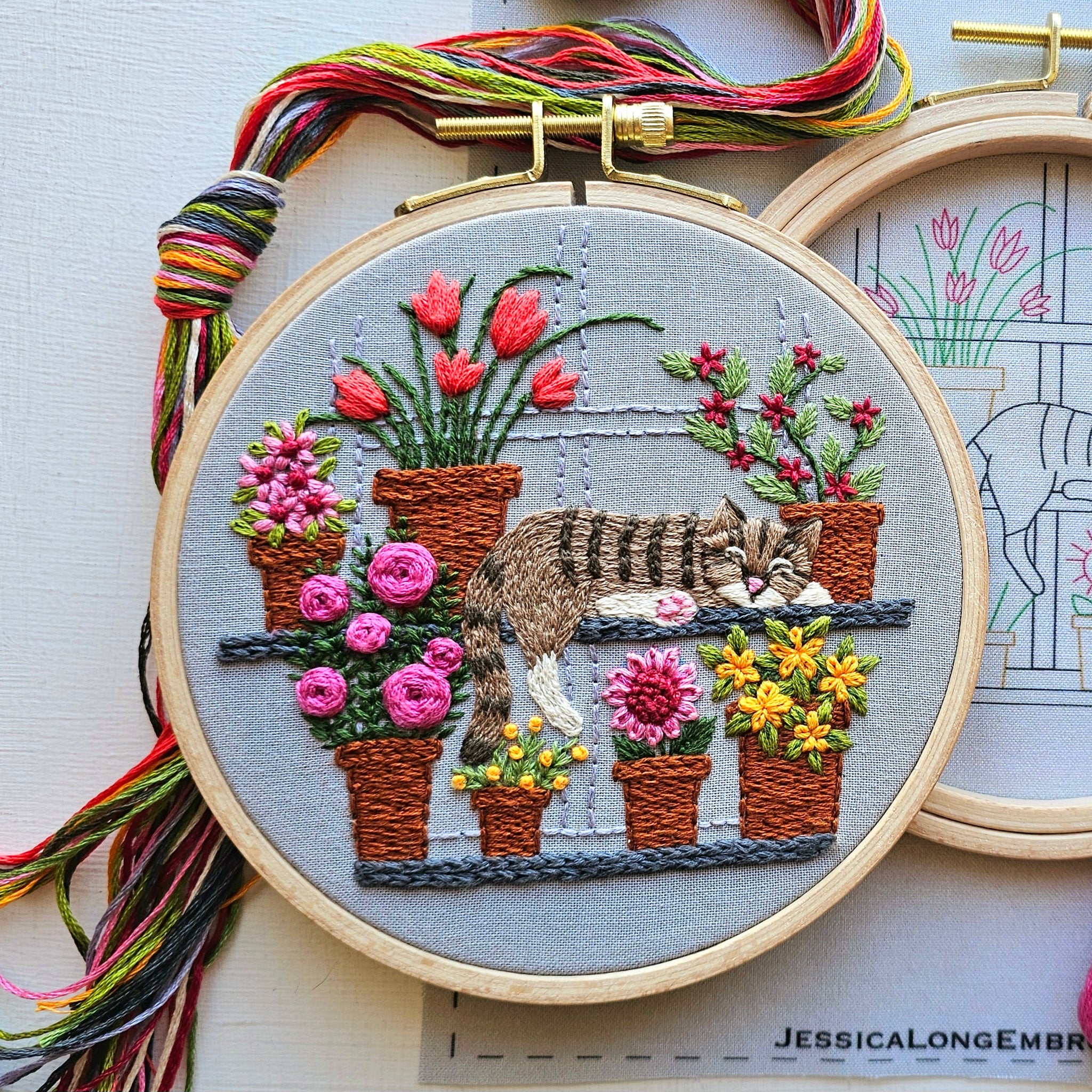 Hand Embroidery Designs &Supplies | Jessica Long Embroidery