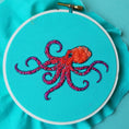 Pacific Octopus Embroidery Pattern (PDF) – Jessica Long Embroidery