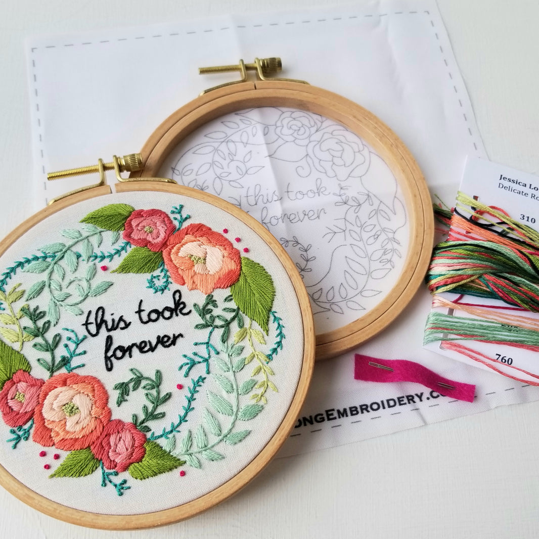 Floral Kits – Jessica Long Embroidery