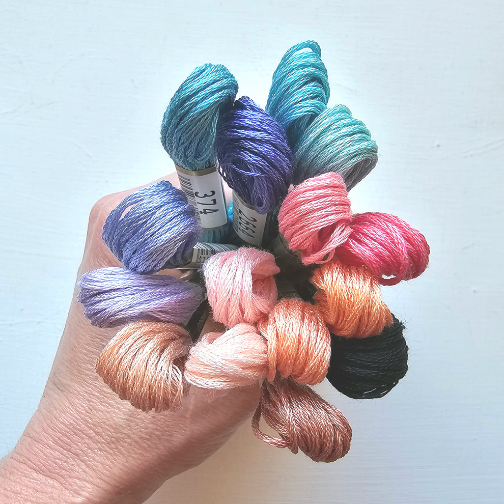 Mermaid Cosmo Floss Bundle – Jessica Long Embroidery