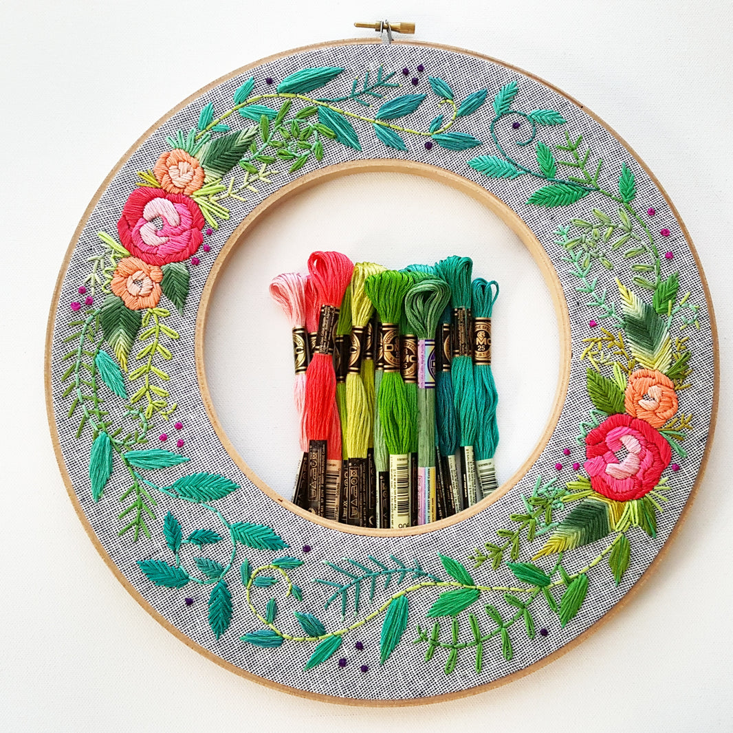 Double Hoop – Jessica Long Embroidery