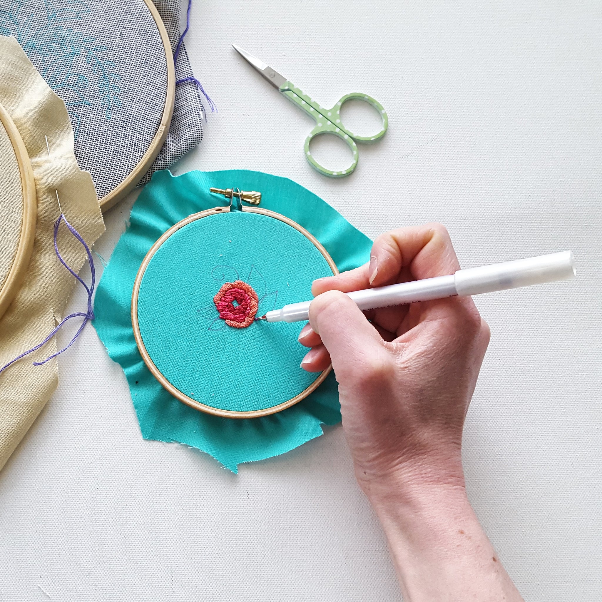 Disappearing Ink Fabric Pen – Jessica Long Embroidery