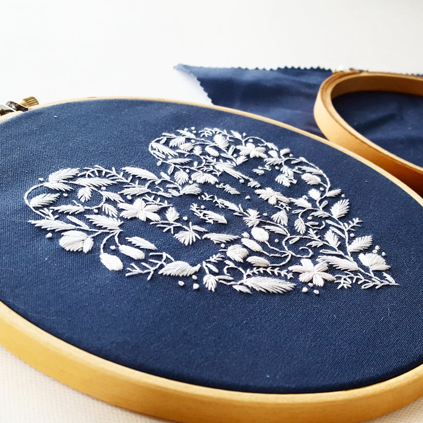LOVE Hand Embroidery Pattern (PDF) – Jessica Long Embroidery
