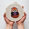 Red Panda Embroidery Pattern (PDF) – Jessica Long Embroidery