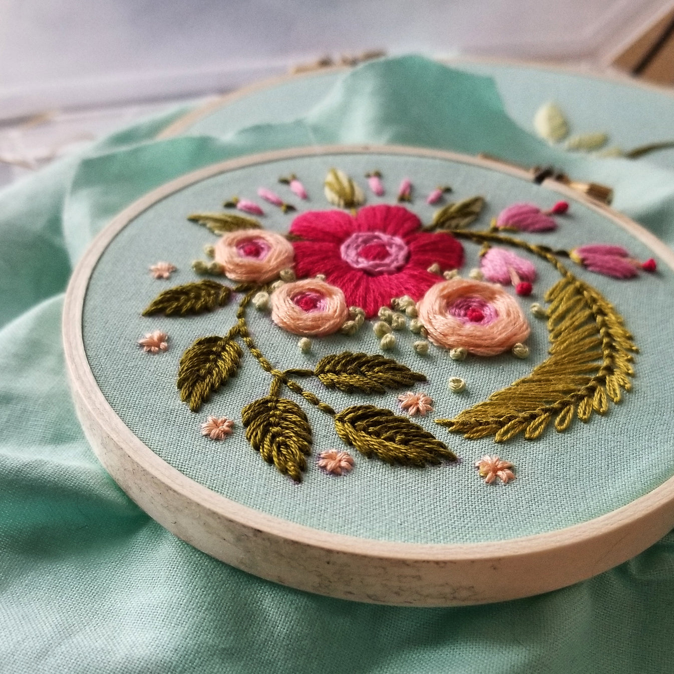 Fresh Blooms Embroidery Pattern (PDF) – Jessica Long Embroidery