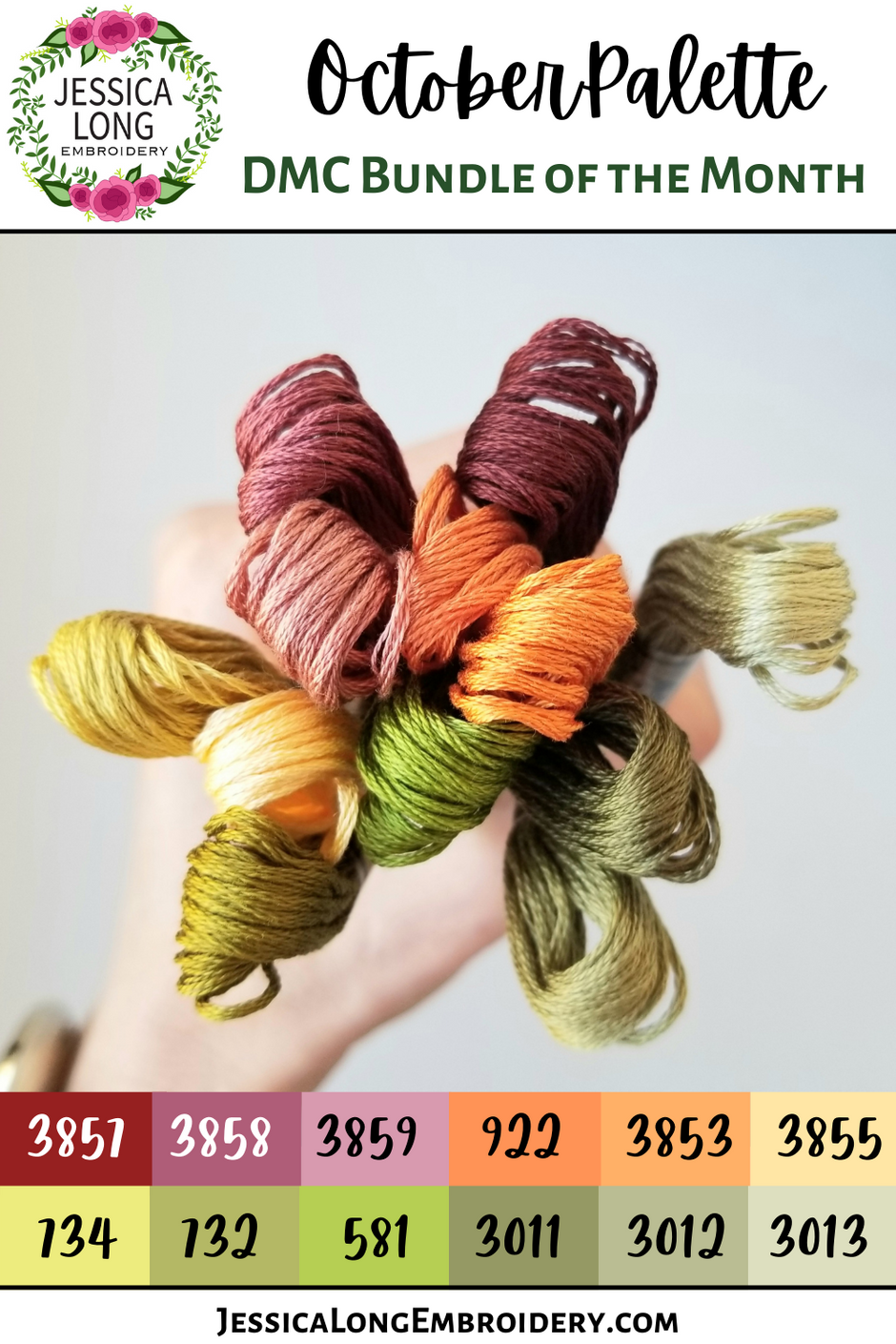 DMC Floss Bundles – Jessica Long Embroidery